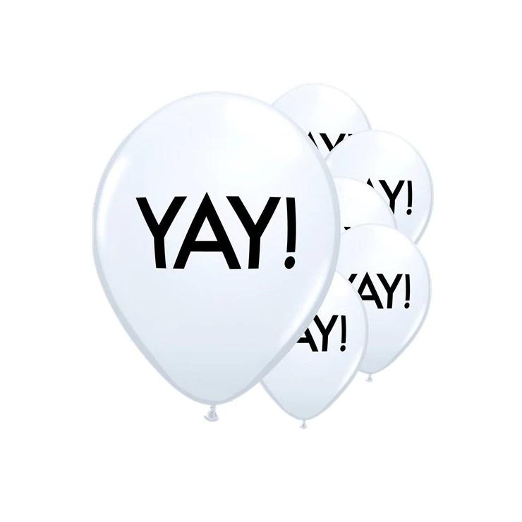 Ballonger, YAY - 10 stk - Festutstyr.no