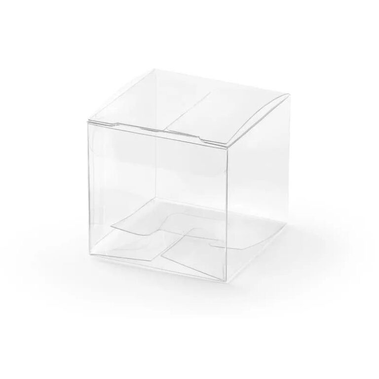 Gaveboks firkantet, blank - 10 stk - Festutstyr.no
